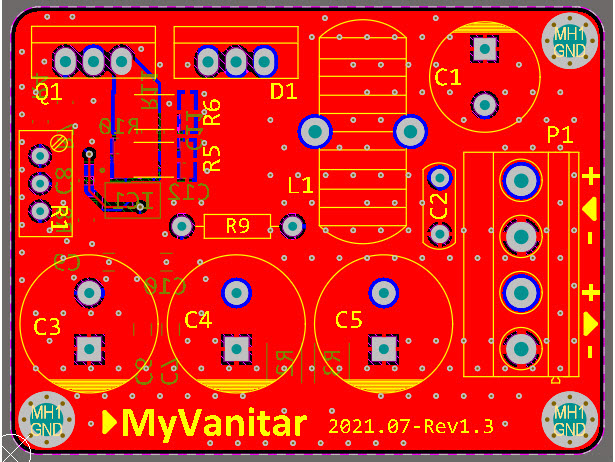 DC to DC Boost (Step up) Converter Circuit using UC3843